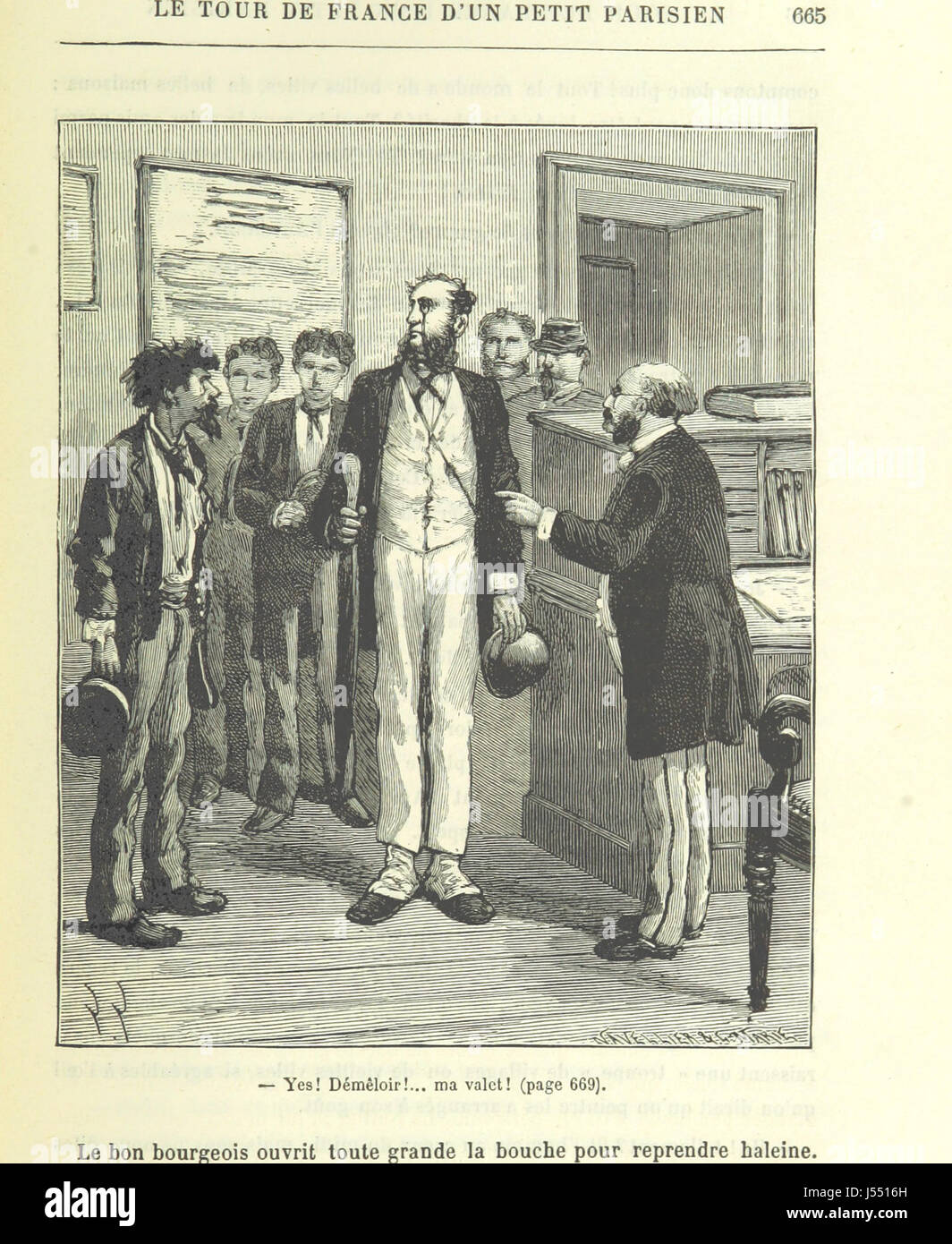 This illustration, taken from page 673 of the book 'Le Tour de France d ...