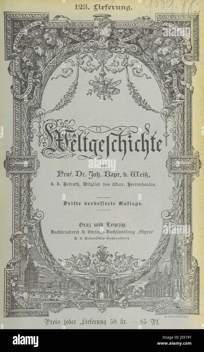 The third improved edition of 'World History,' continued by Dr. Richard ...