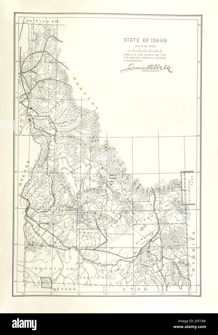 This image is a part of the official souvenir book 'Idaho, Gem of the ...
