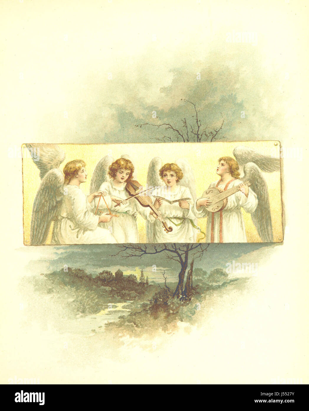 This image from page 7 of 'An Easter Carol' features illustrations that ...