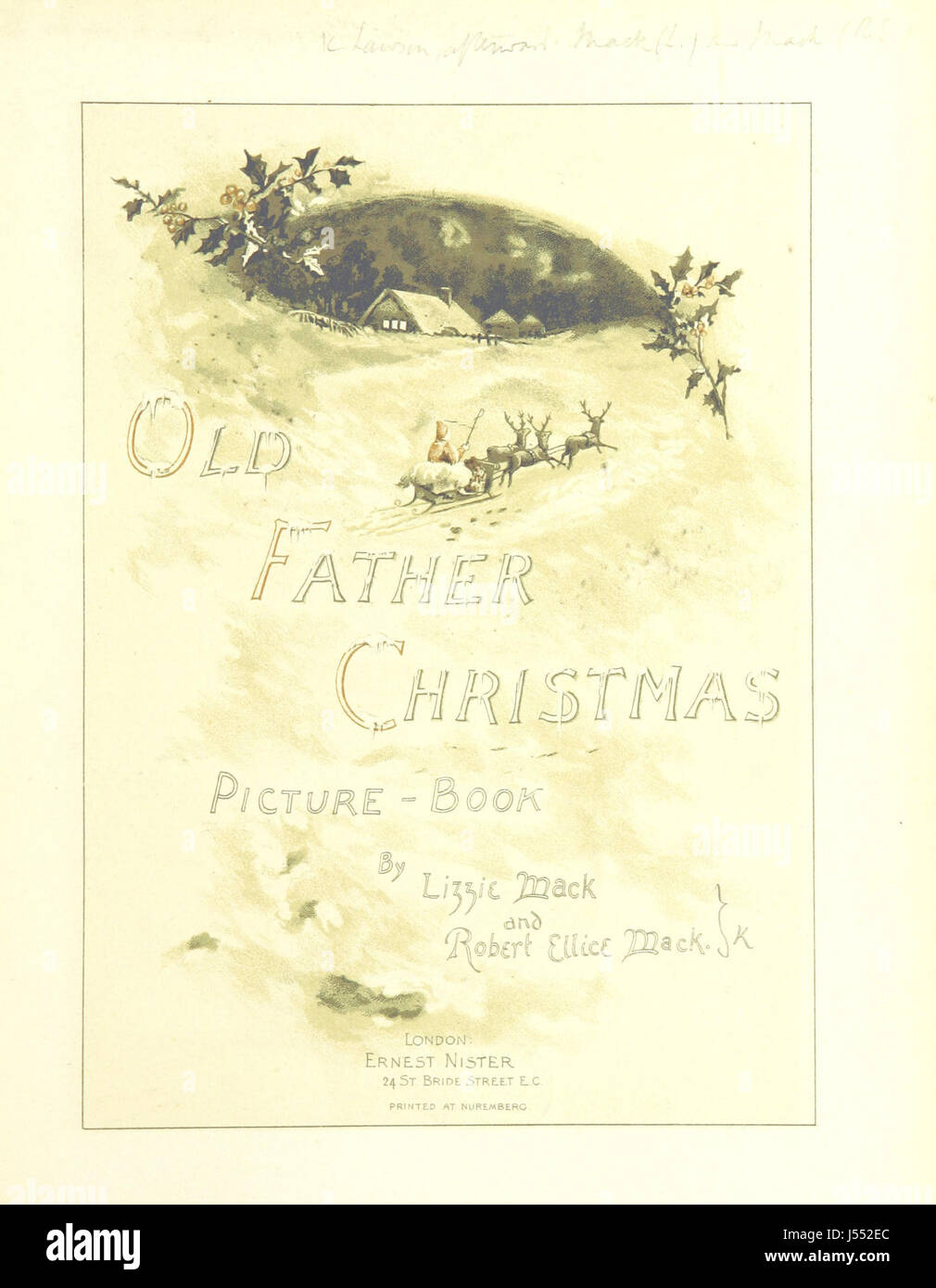 'Old Father Christmas' is a picture book likely depicting the figure of ...
