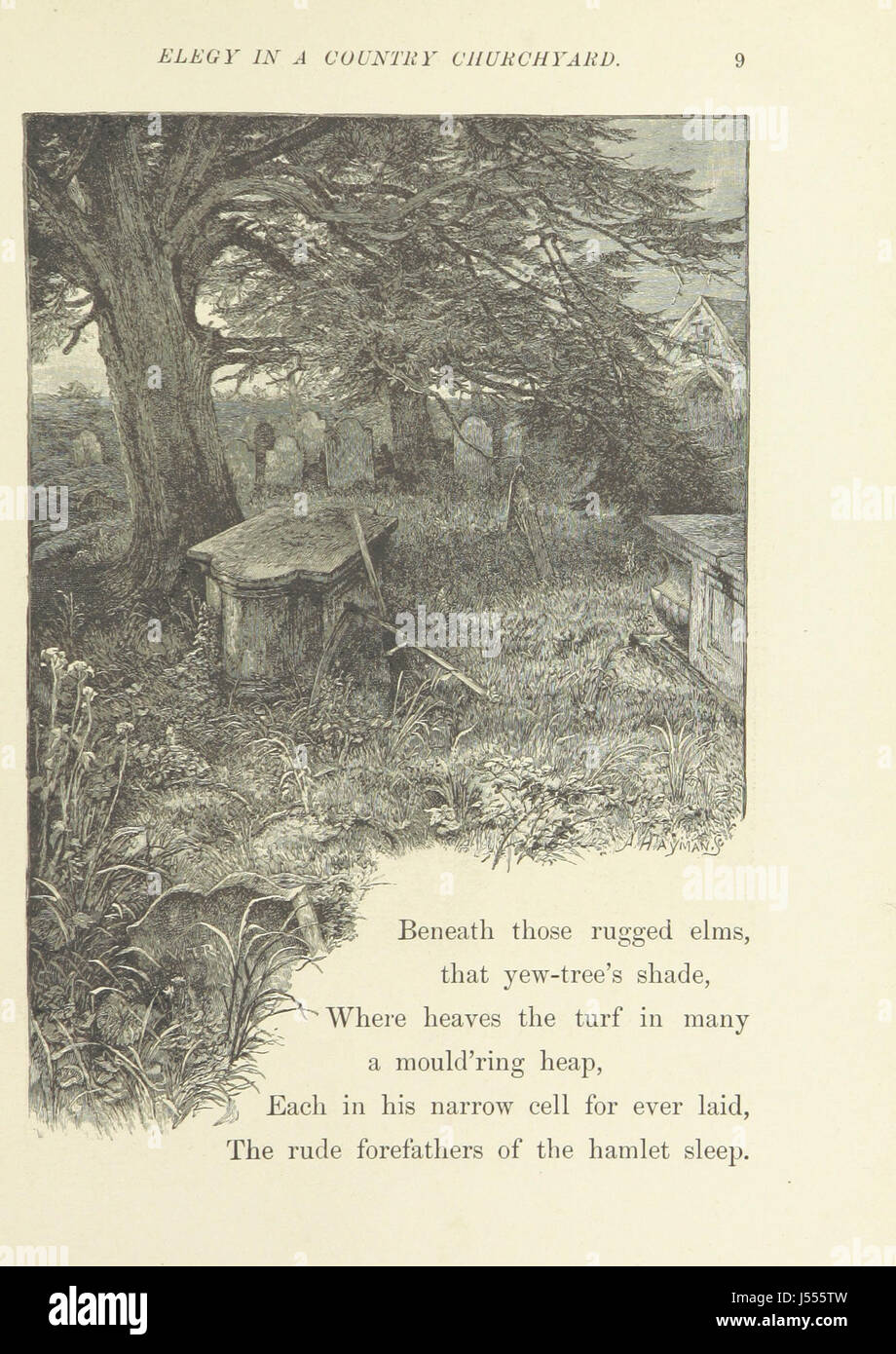 This illustrated artist's edition of 'An Elegy Written in a Country ...