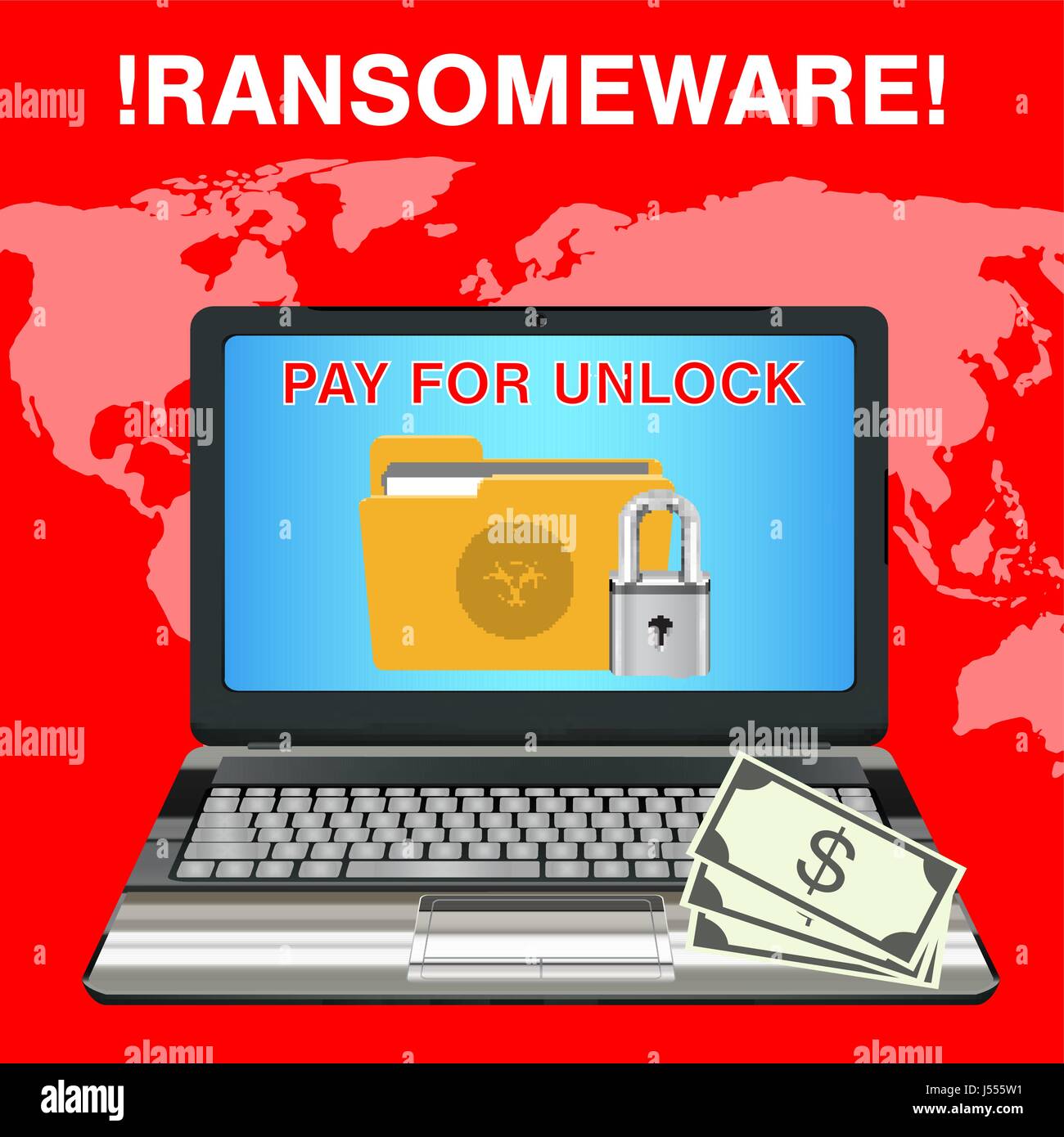 Ransomware vector vectors hi-res stock photography and images - Alamy