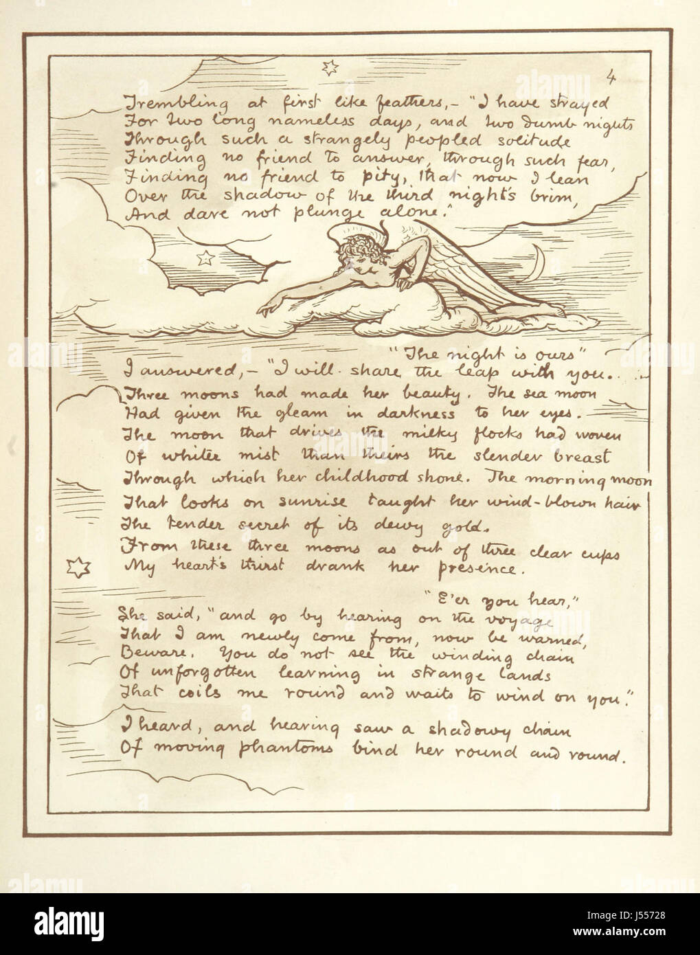 This work, titled 'Seen in Three Days,' is a creative piece by E. J ...