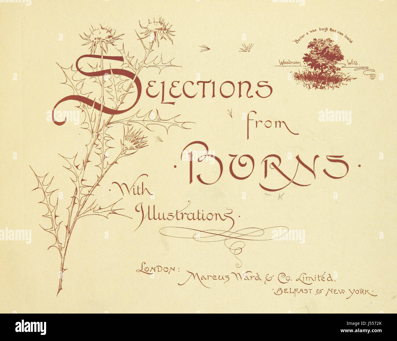 Selections from Burns is a literary collection of works by Robert Burns ...