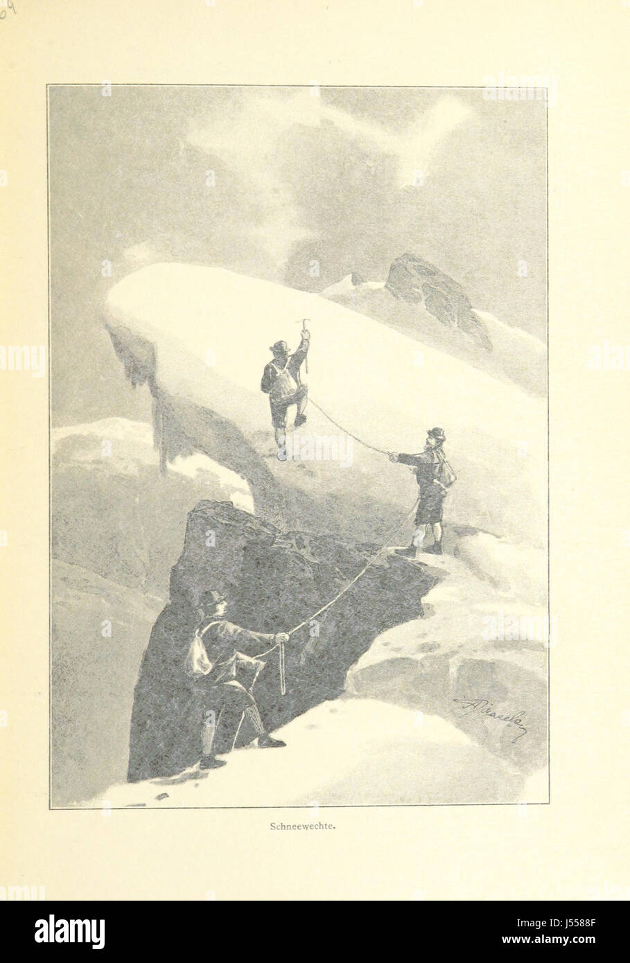 'Der Bergsteiger im Hochgebirge' is a German work focused on mountain ...