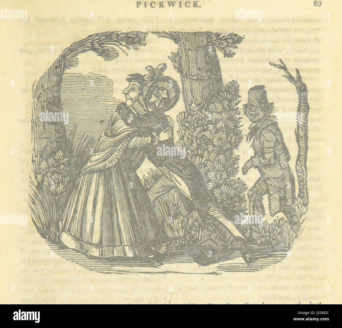 A satirical work titled 'The Post-Humorous Notes of the Pickwickian ...