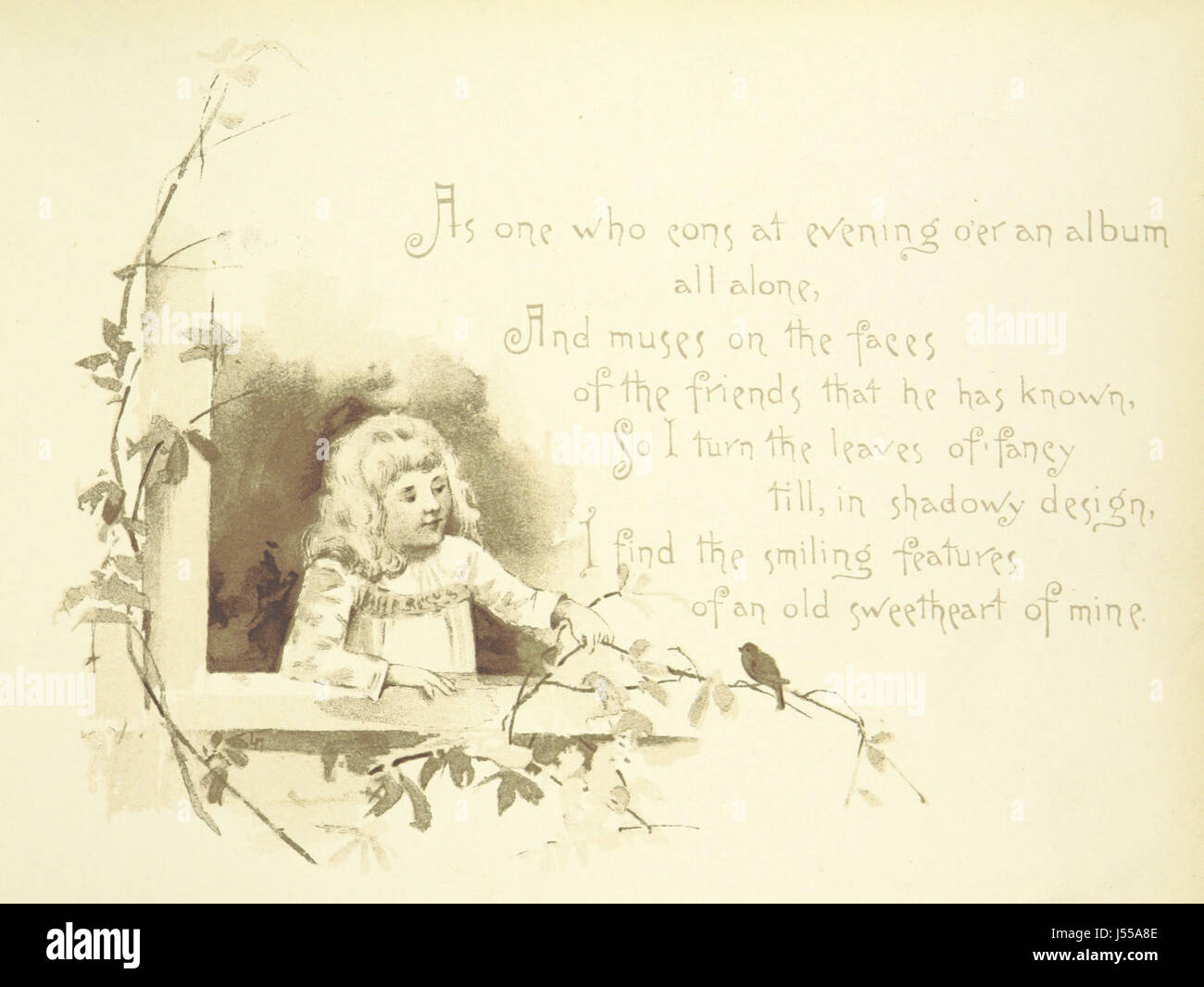 'An Old Sweetheart' is a poem that reflects on themes of love ...