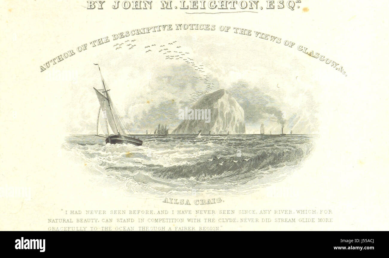 This illustration from 'Select views on the River Clyde' depicts the ...