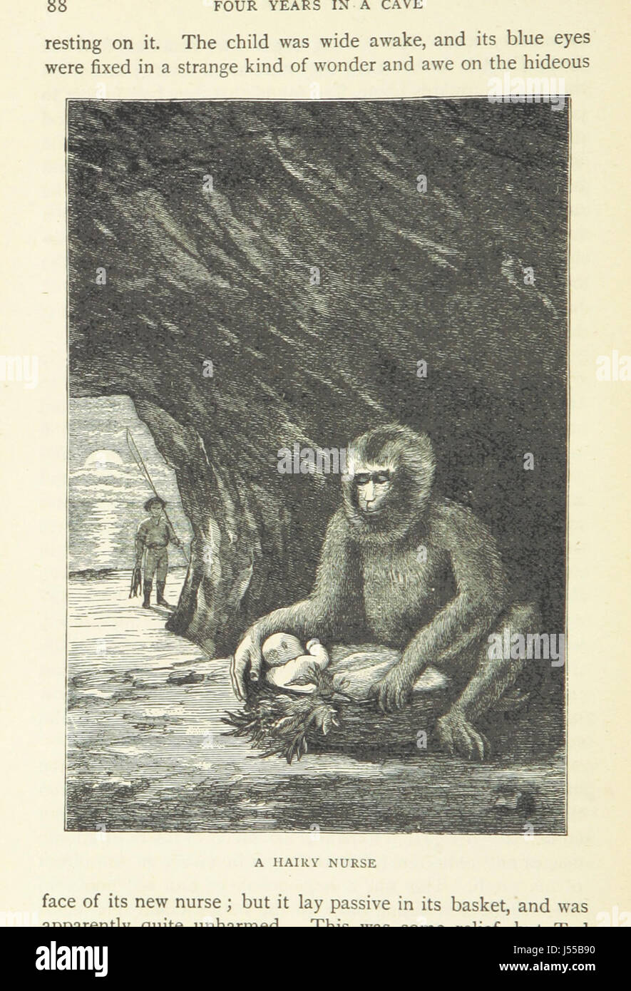 The book 'Wrecked: or, Four Years in a Cave' recounts the survival ...