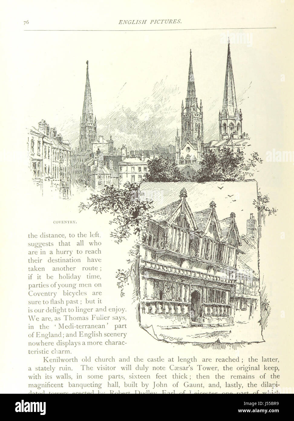 The collection titled 'English Pictures drawn with pen and pencil ...