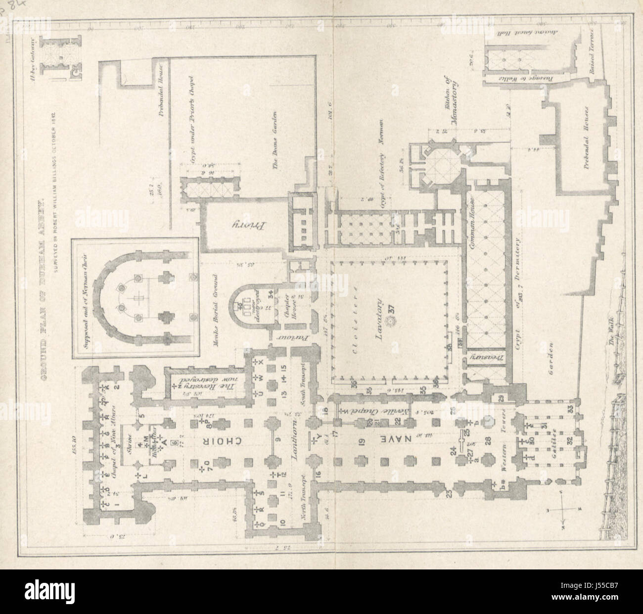Durham Cathedral ... Third edition, with plan and illustrations Stock ...