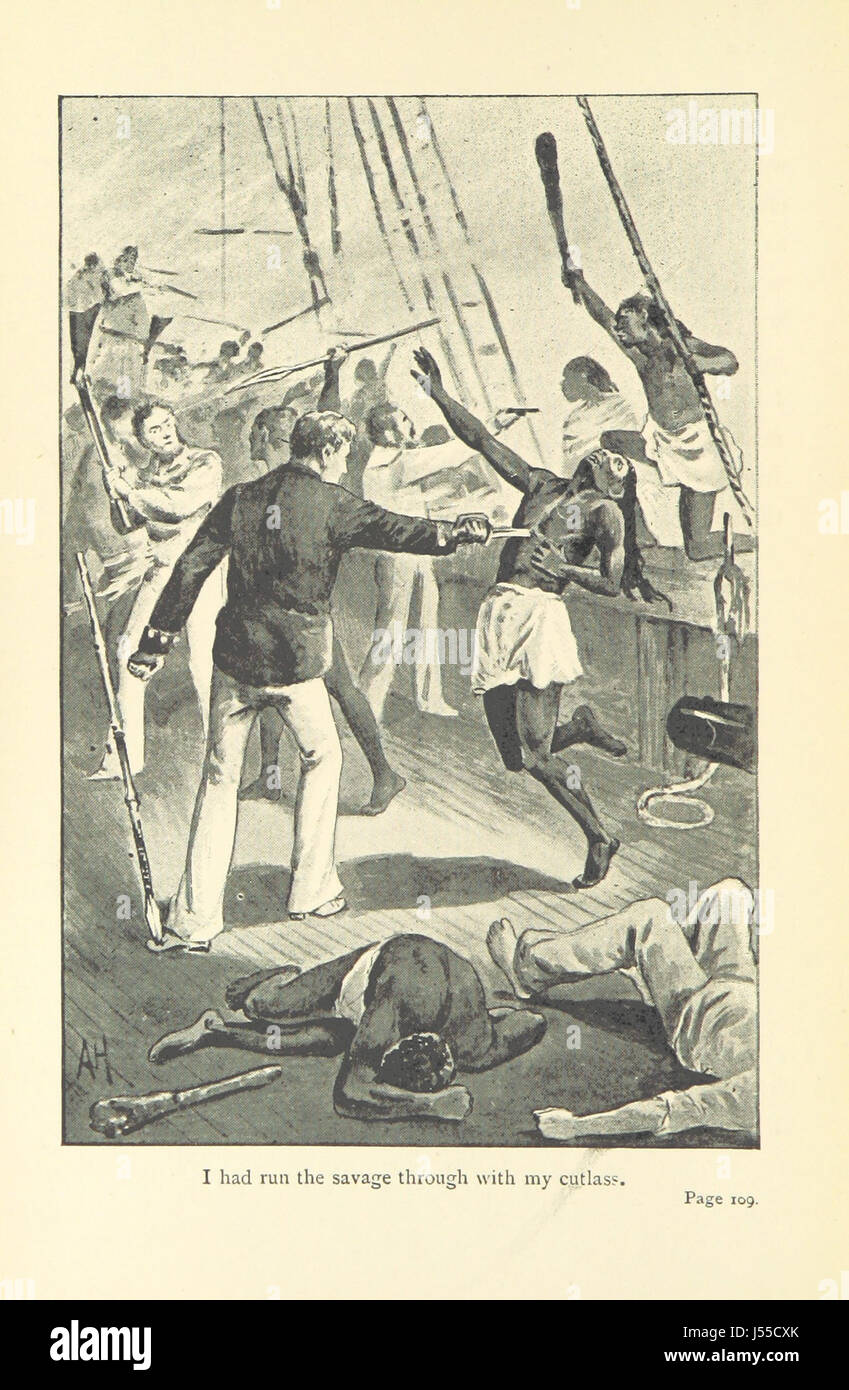 The image on page 132 of 'Story of Allan Gordon' depicts the journey of ...
