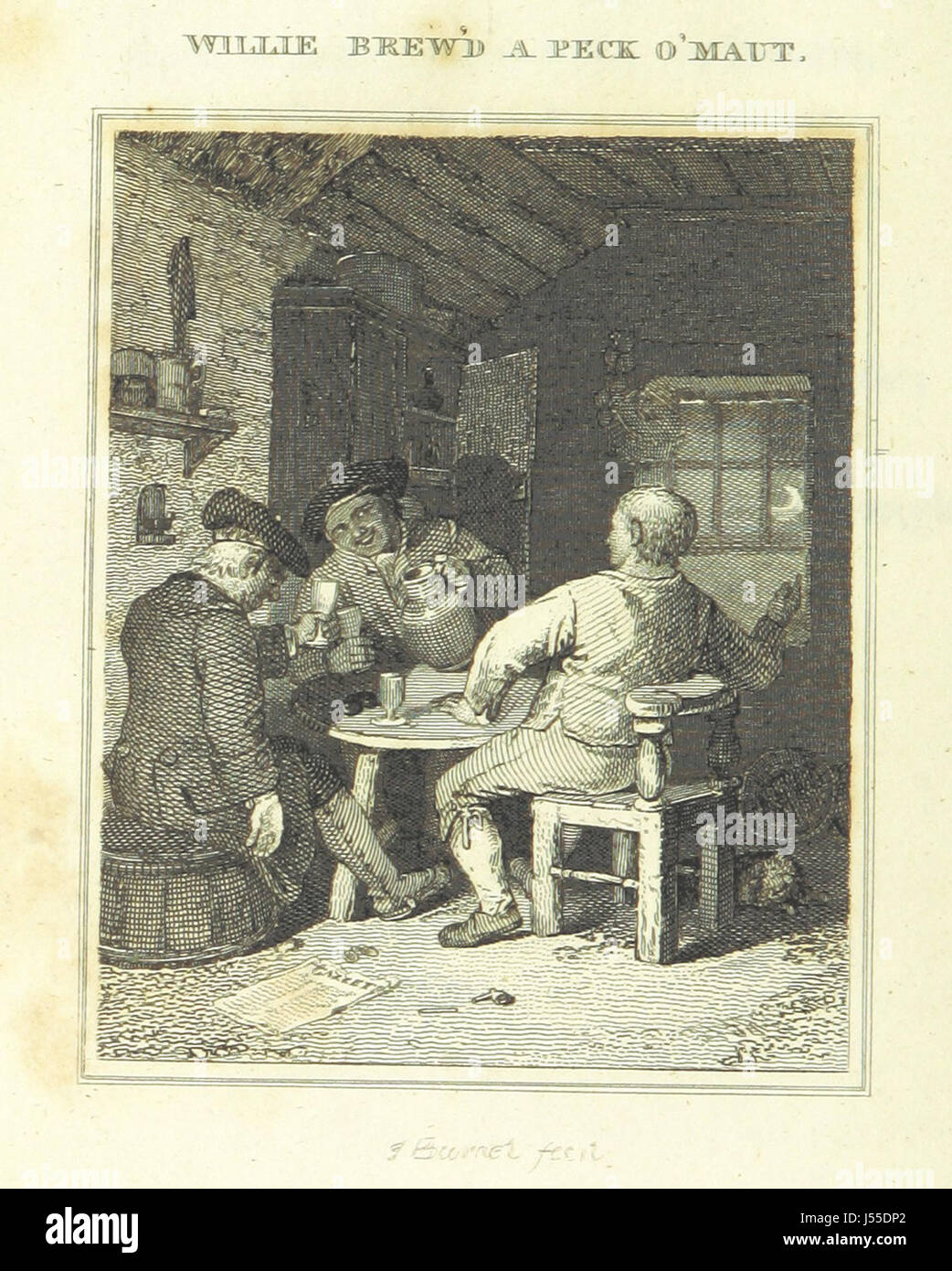Robert burns engraving hi-res stock photography and images - Alamy