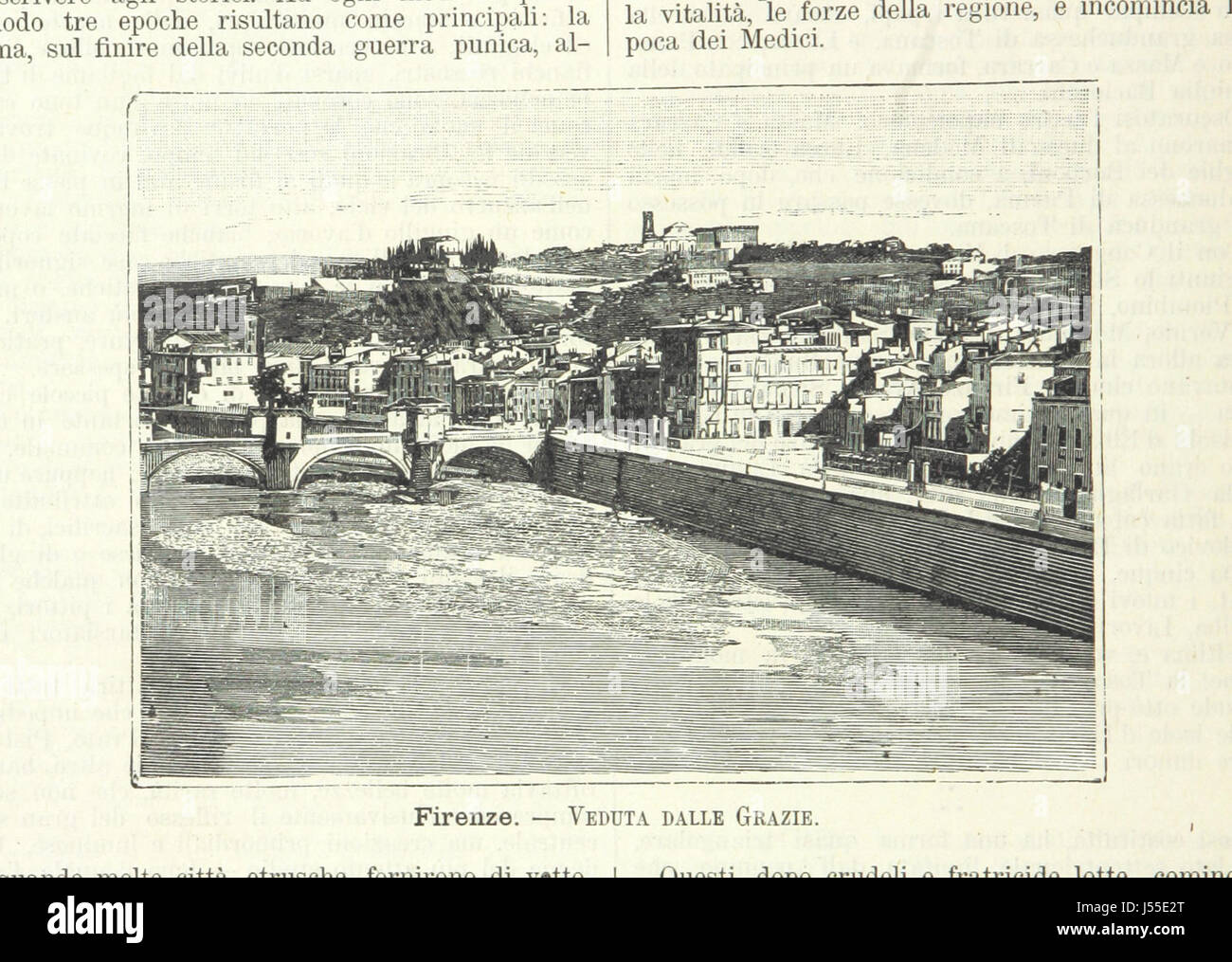 This is an illustrated geographical guide to Italy, showcasing the ...