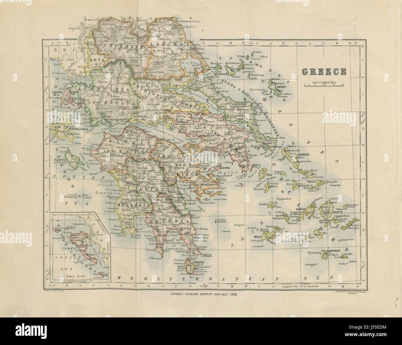 King george map hi-res stock photography and images - Alamy