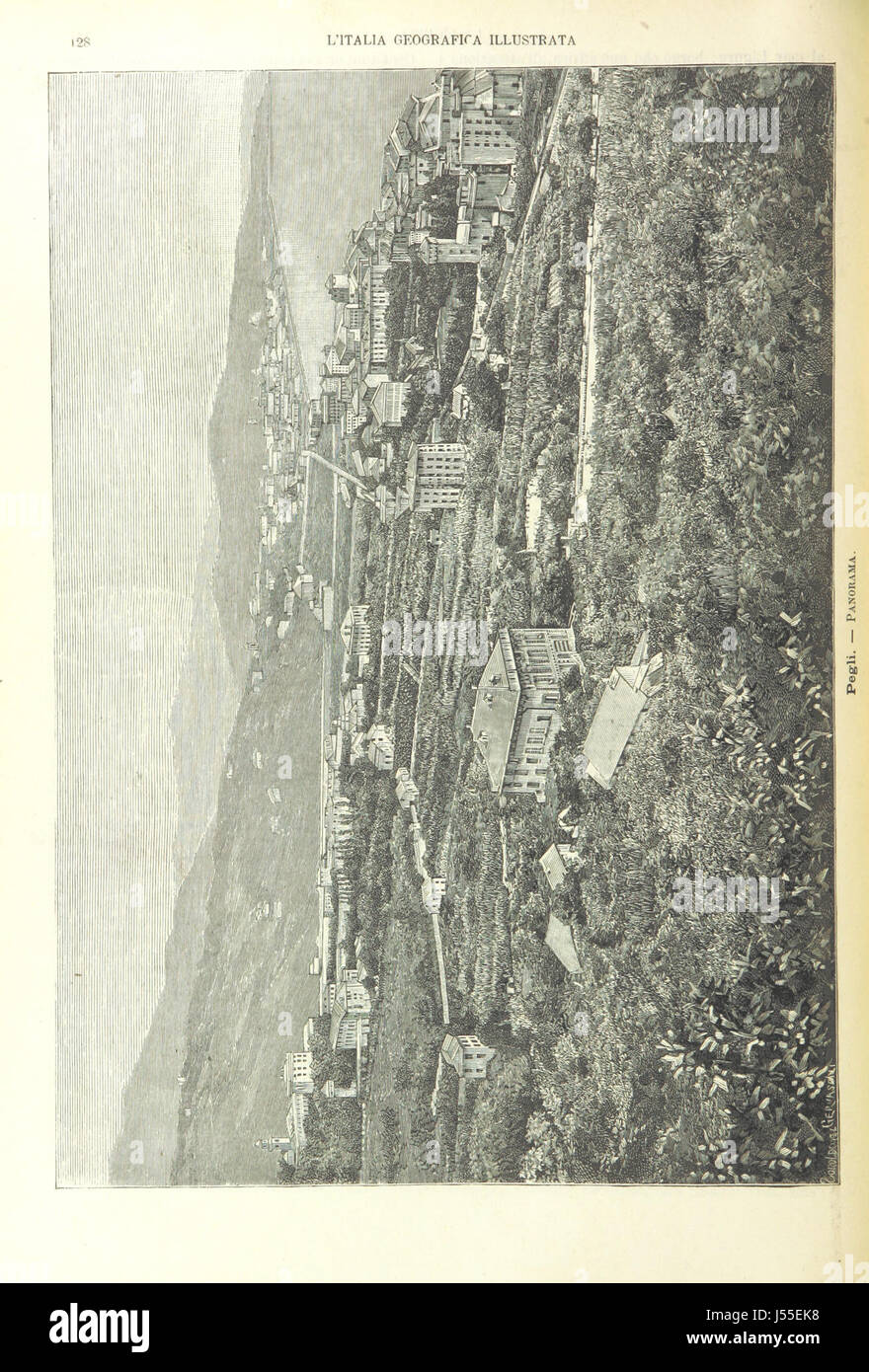 A geographical illustration of Italy, offering detailed maps and ...