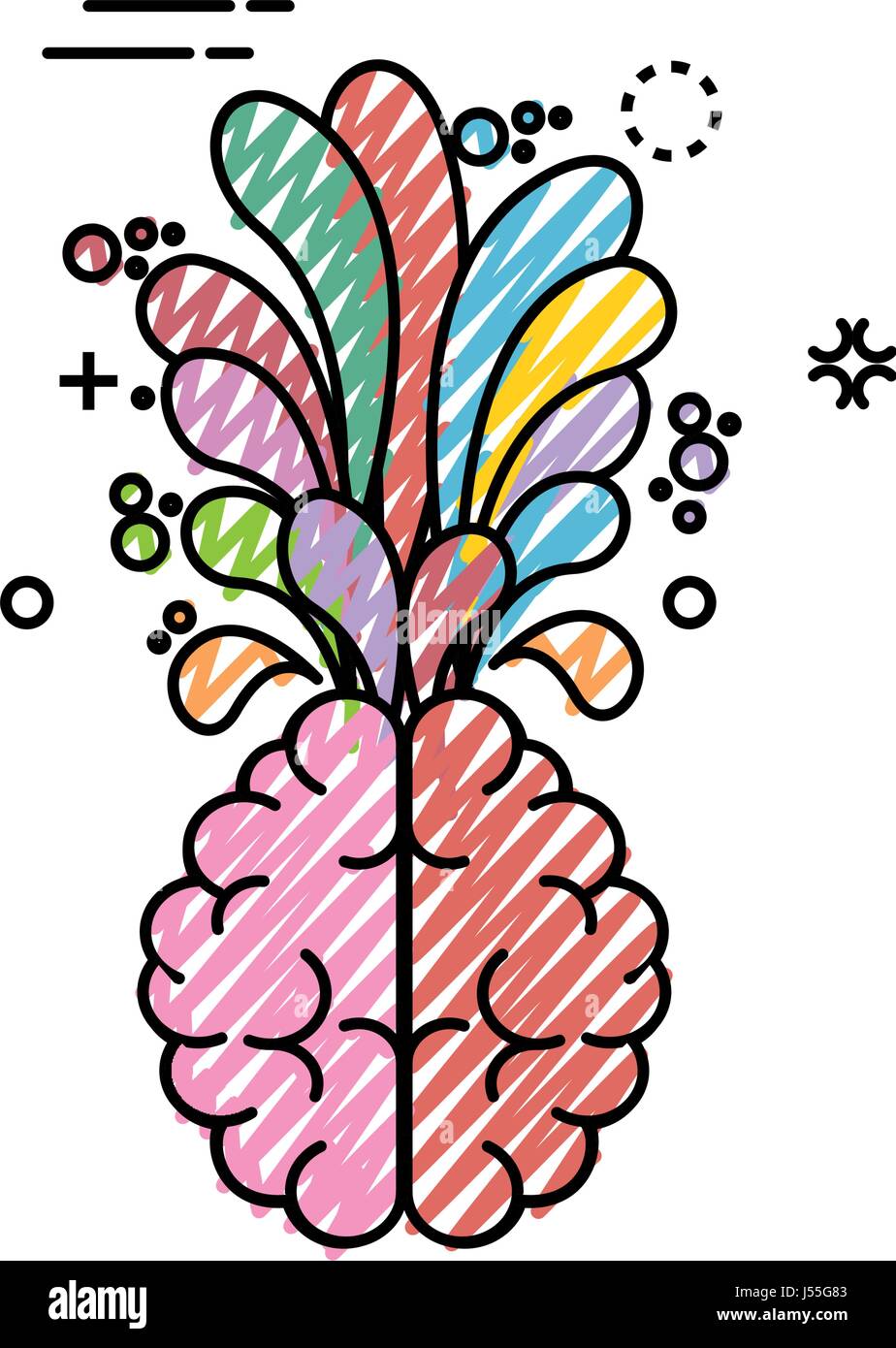 Human brain symbol Stock Vector Image & Art - Alamy