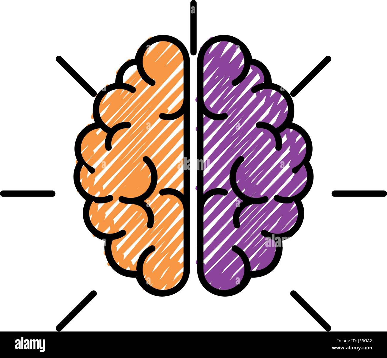 Human brain symbol Stock Vector Image & Art - Alamy