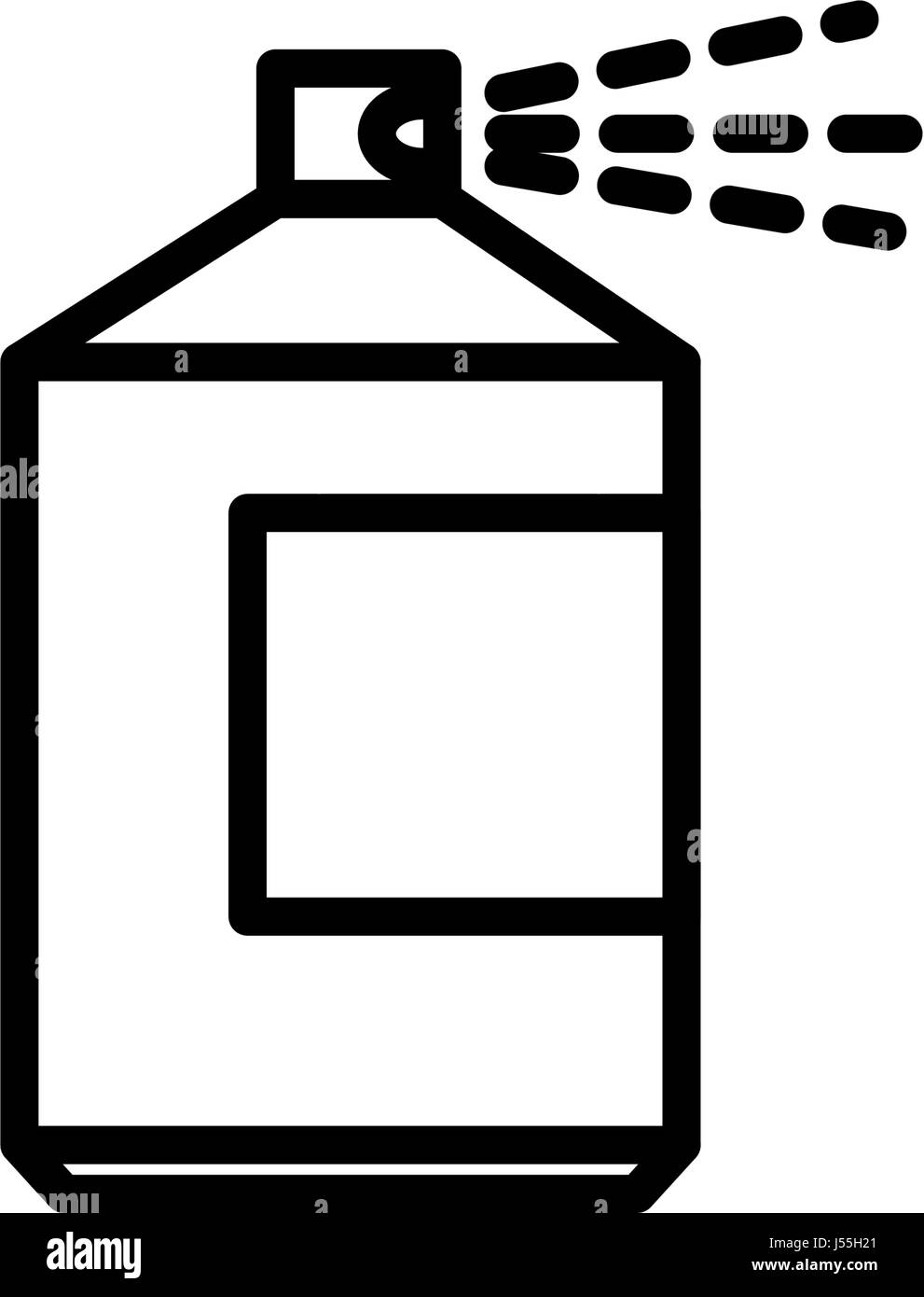 Blank white aerosol paint Black and White Stock Photos & Images - Alamy