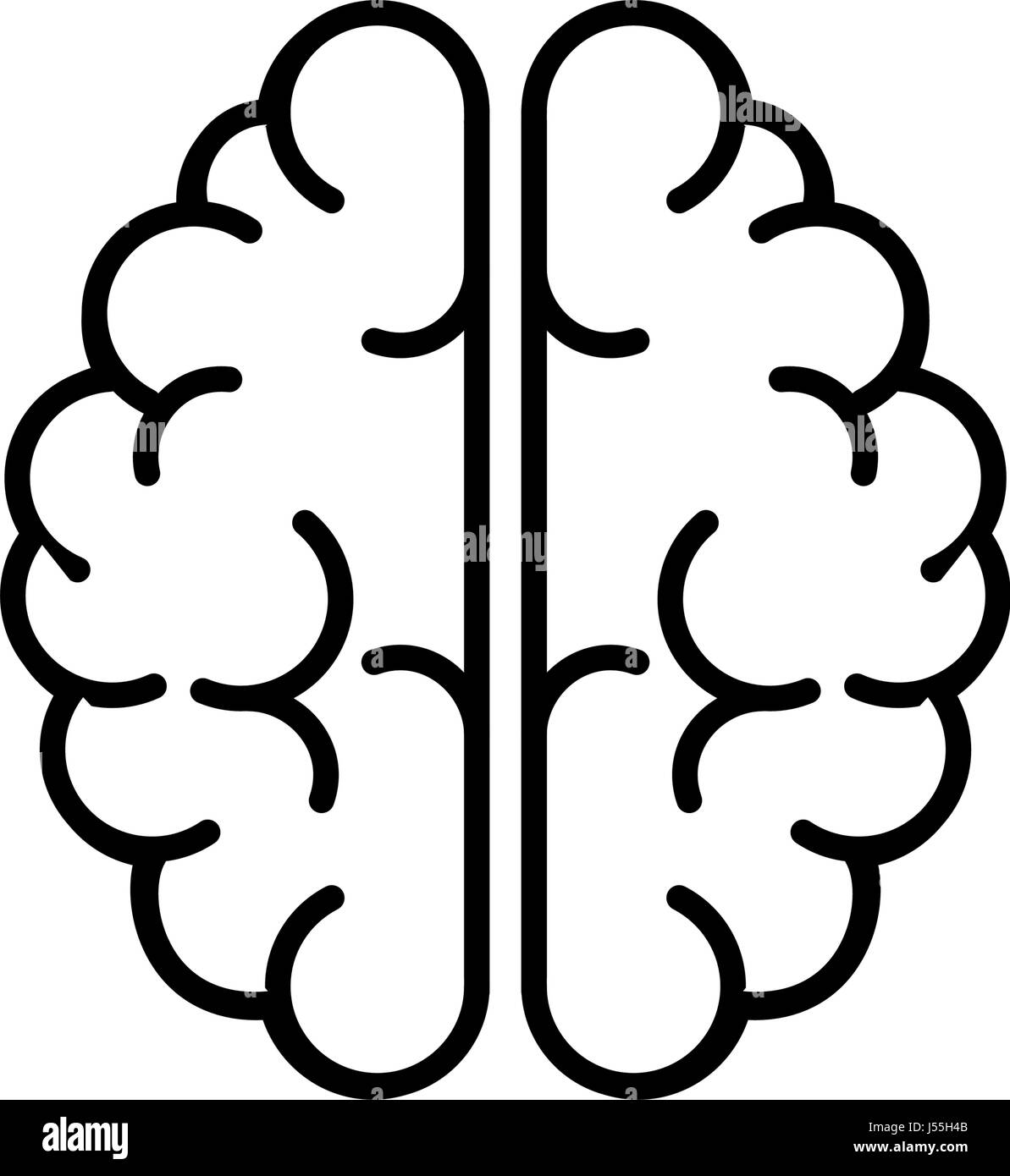 Human brain symbol Stock Vector Image & Art - Alamy