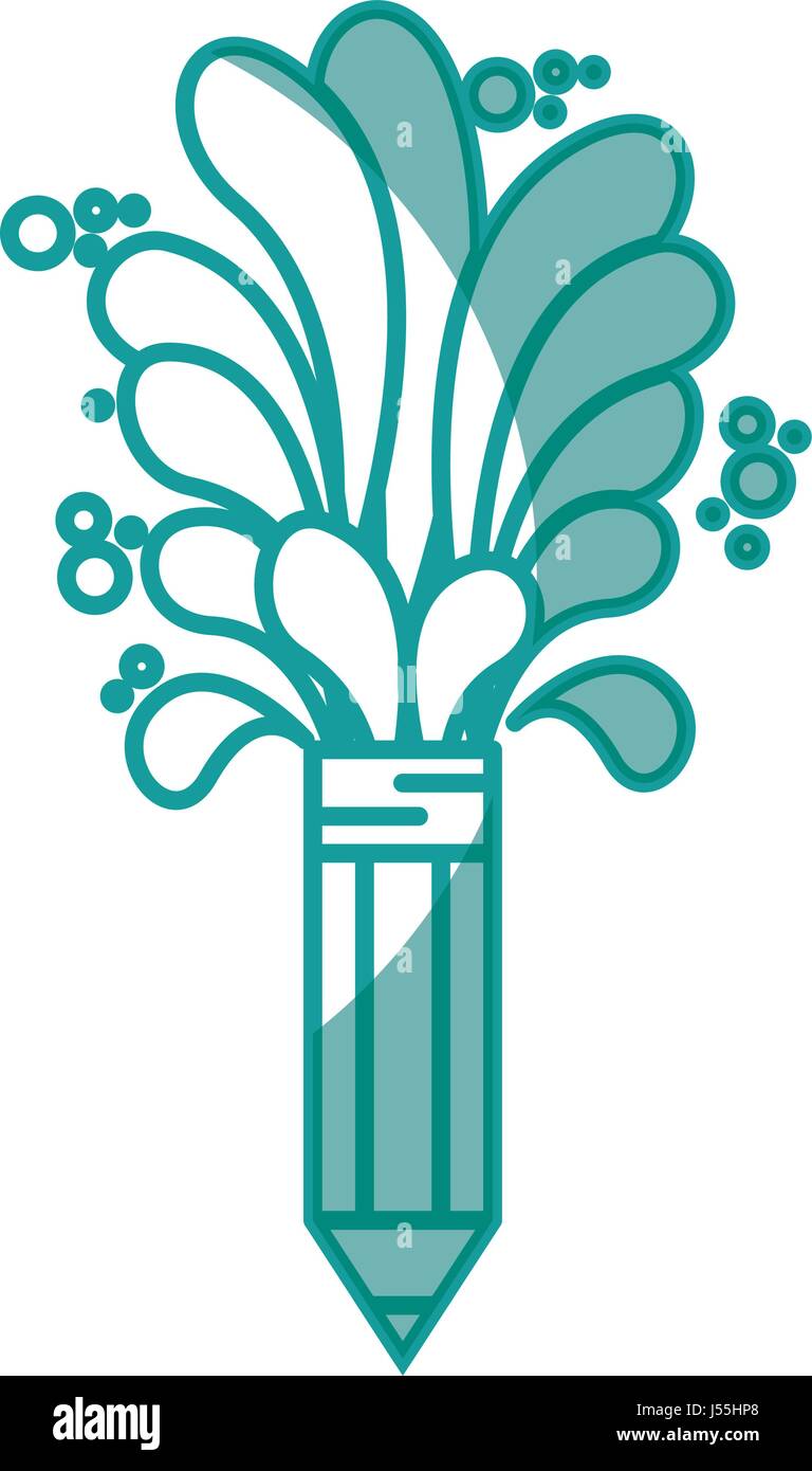 Wooden pencil symbol Stock Vector Image & Art - Alamy