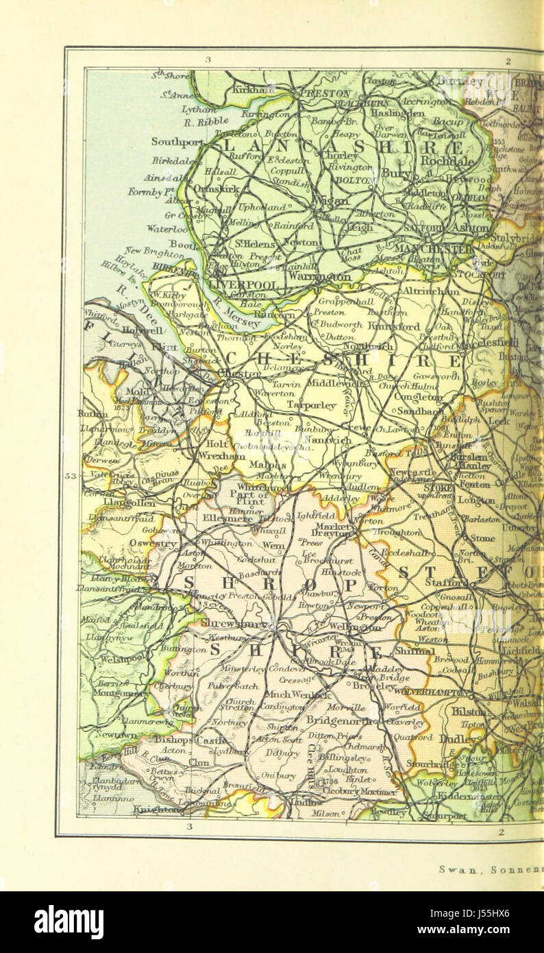 Old maps of wales hi-res stock photography and images - Alamy