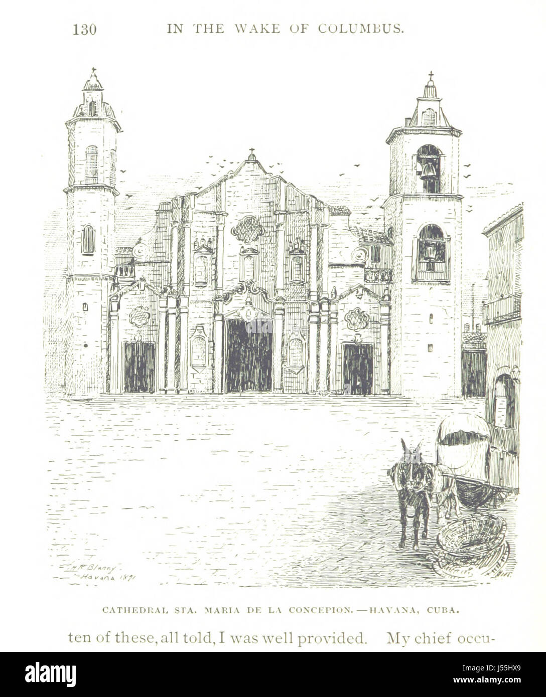 This image is part of the 1893 book 'In the Wake of Columbus ...