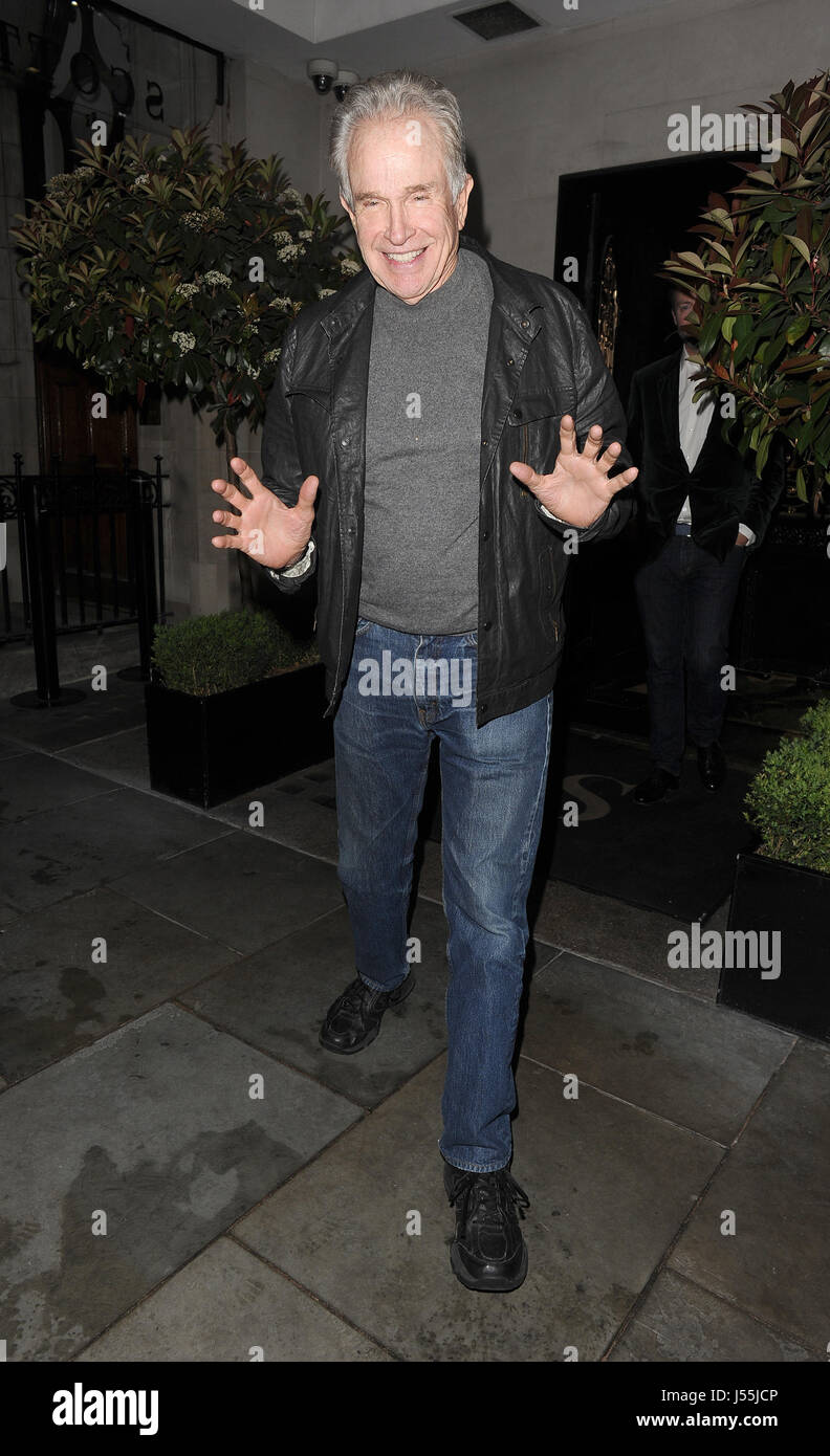 Warren Beatty leaving Scott's seafood restaurant in Mayfair Featuring ...