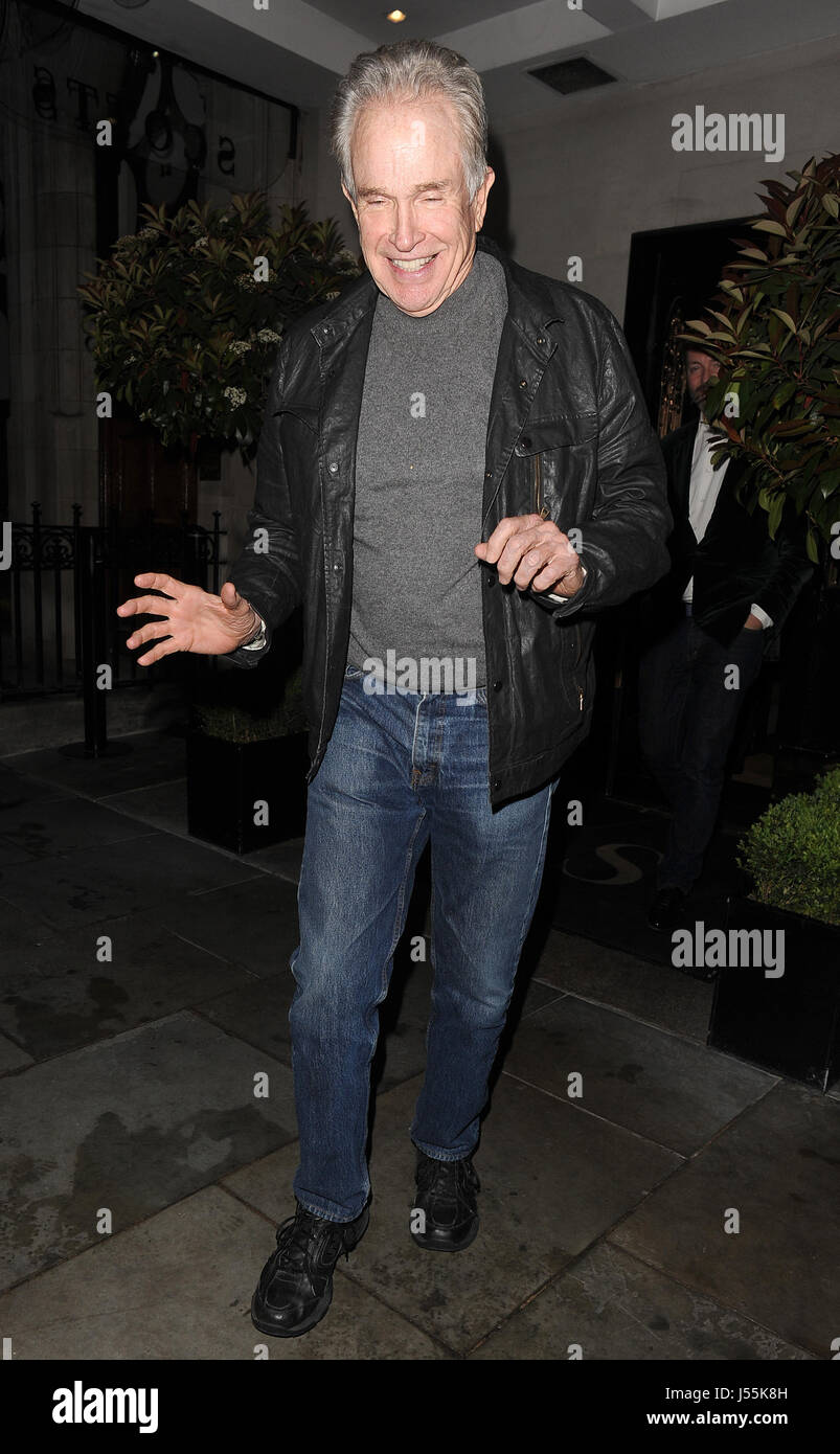 Warren Beatty leaving Scott's seafood restaurant in Mayfair Featuring ...