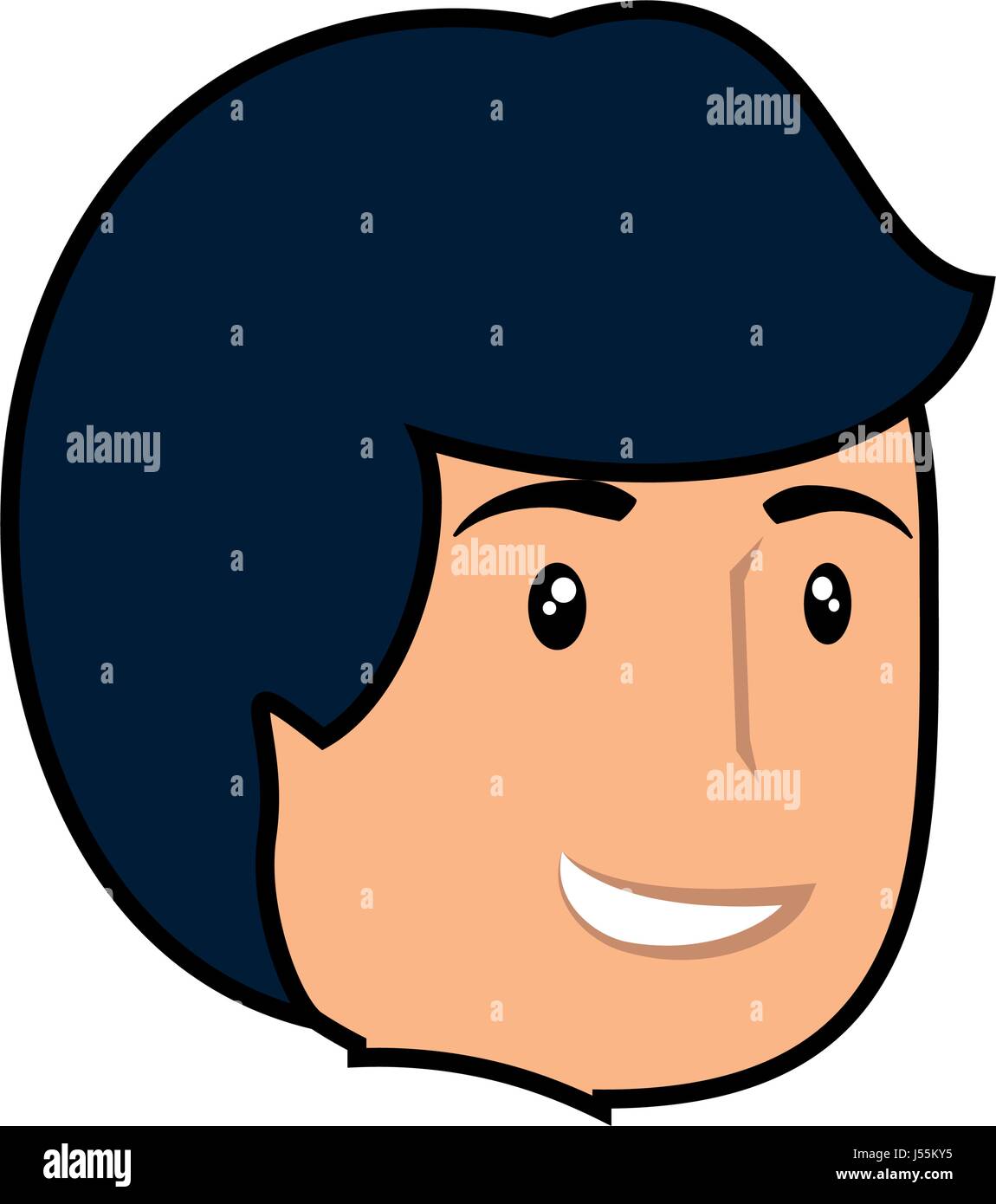 Man smiling cartoon Stock Vector Image & Art - Alamy