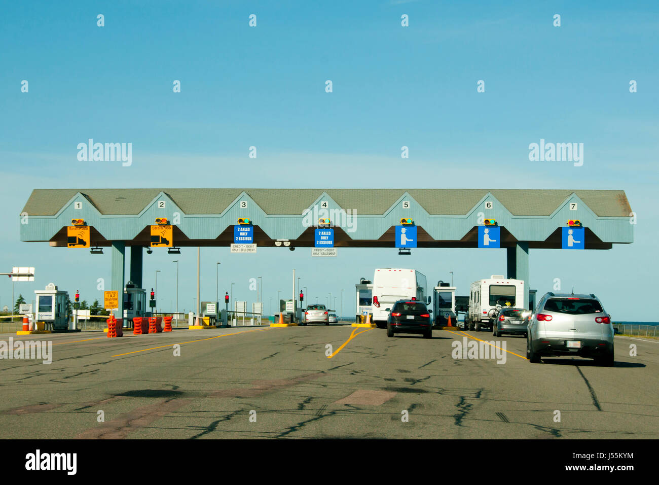 Toll gate hi-res stock photography and images - Alamy