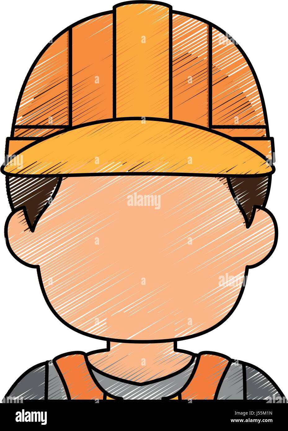 Worker faceless profile Stock Vector Image & Art - Alamy