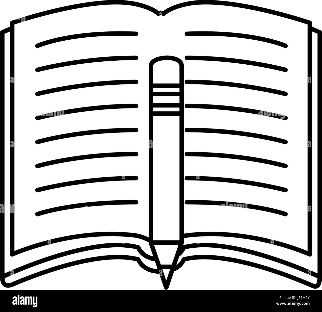 Book open symbol Stock Vector Image & Art - Alamy