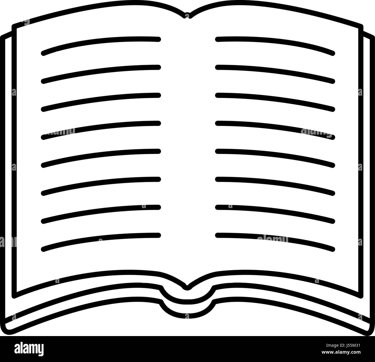 Book open symbol Stock Vector Image & Art - Alamy
