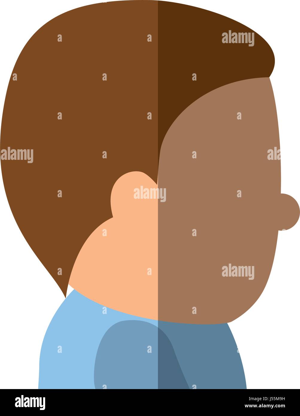 Young man profile Stock Vector Image & Art - Alamy