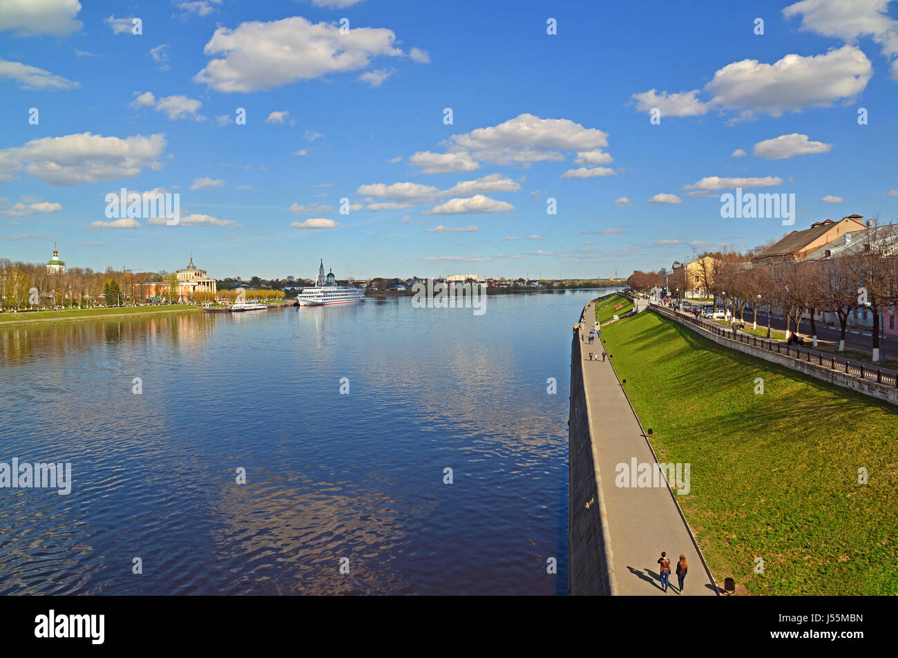 Volga river view from boat hi-res stock photography and images - Alamy