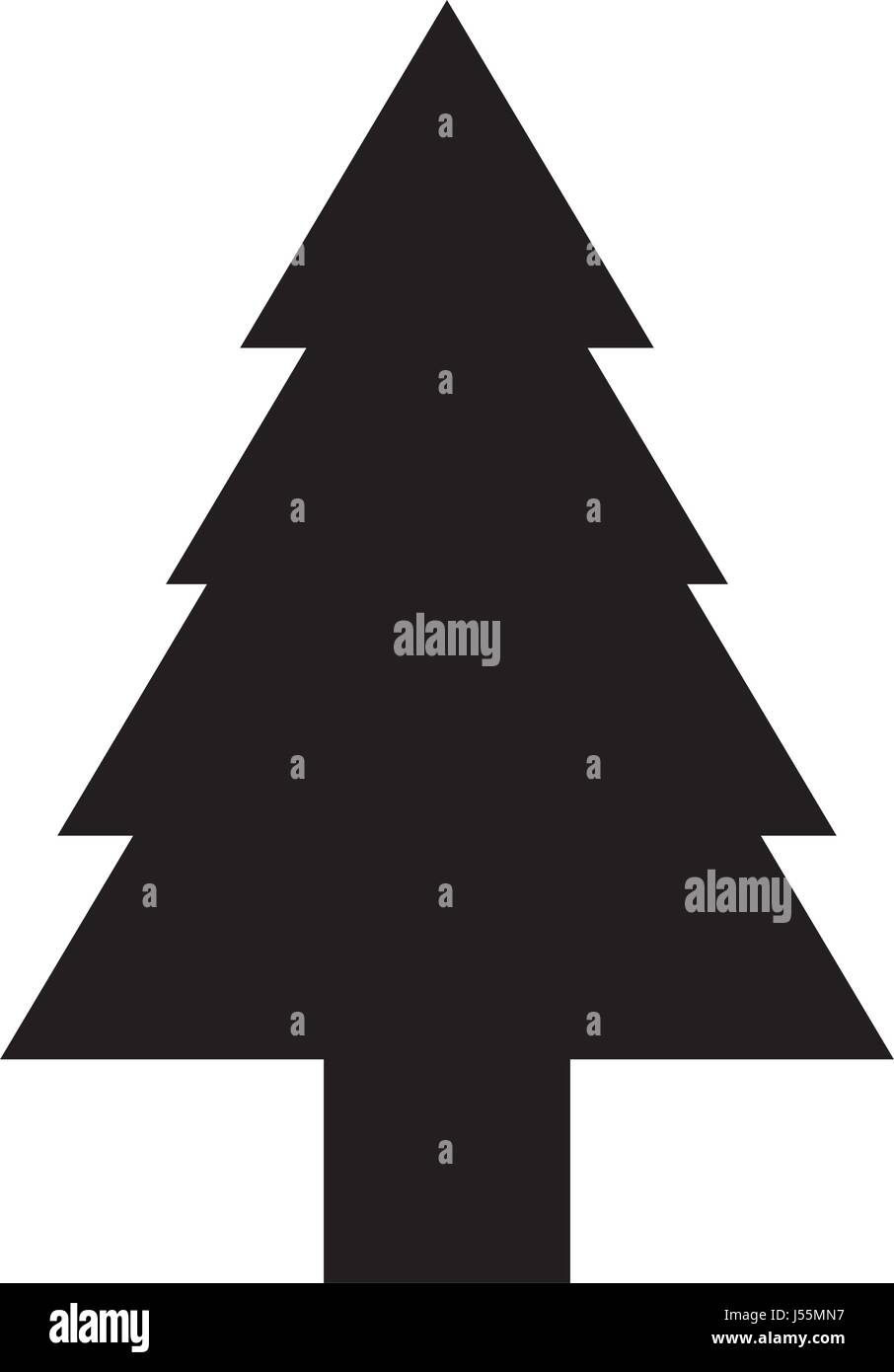 pine tree isolated icon Stock Vector Image & Art - Alamy