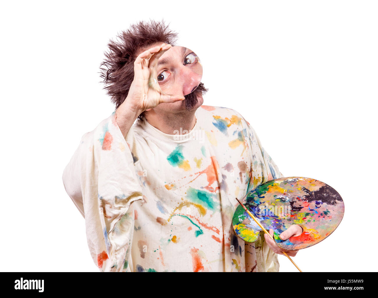 Palette of a painter hi-res stock photography and images - Alamy