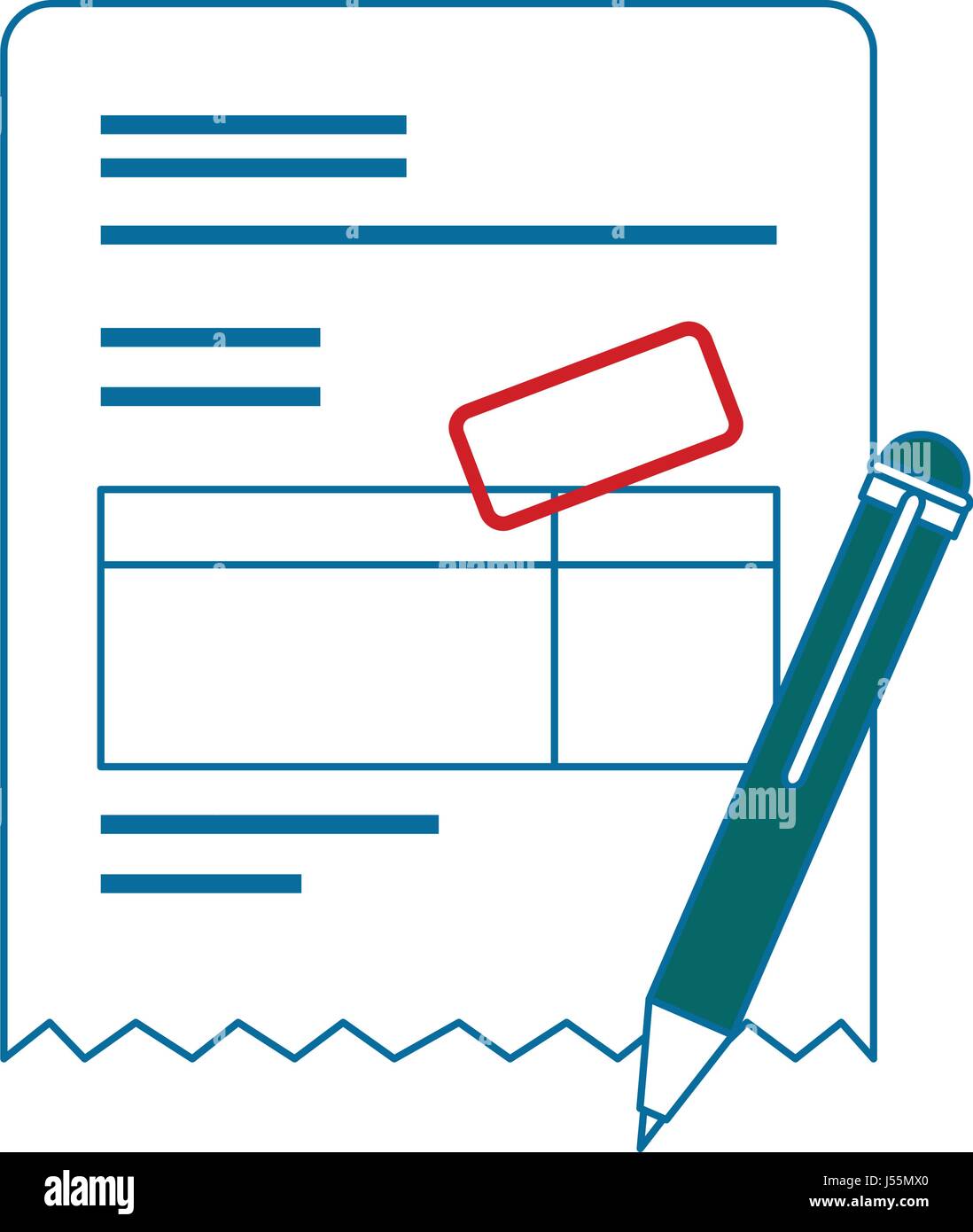 bill page icon Stock Vector Image & Art - Alamy