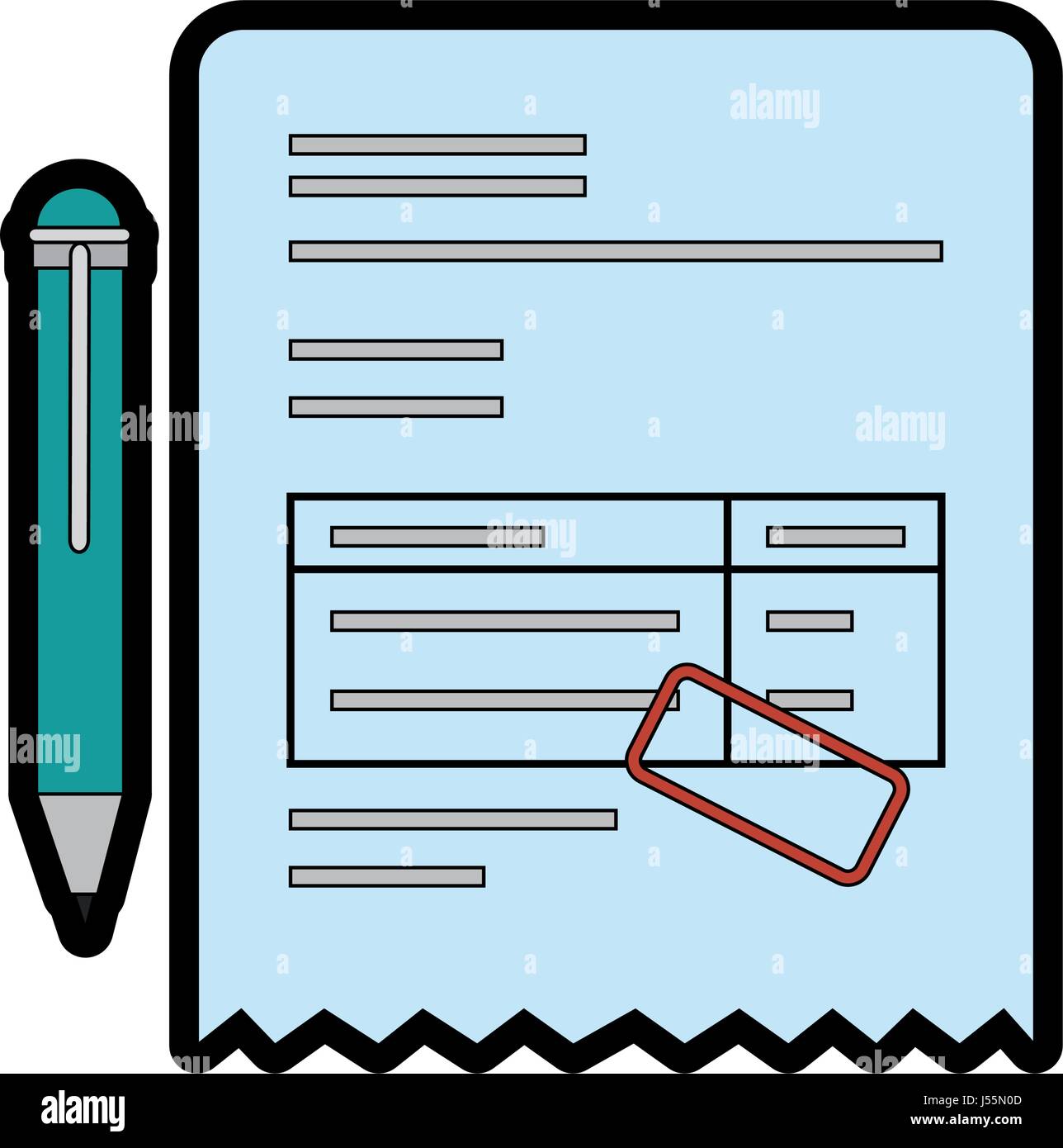 bill page icon Stock Vector Image & Art - Alamy