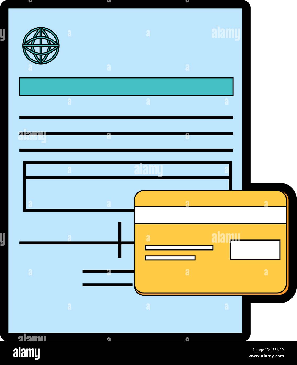 bill page icon Stock Vector Image & Art - Alamy