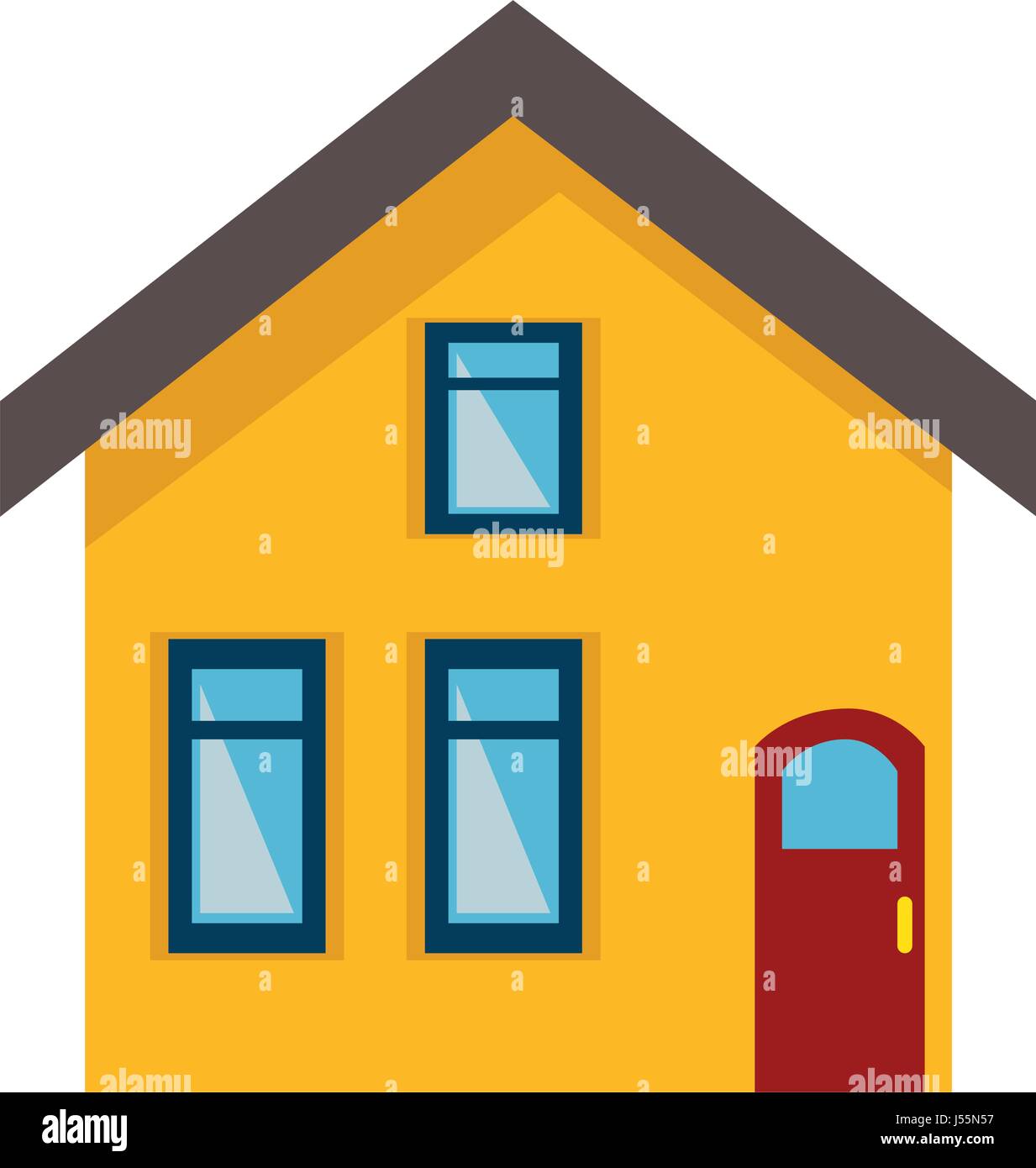 exterior house isolated icon Stock Vector Image & Art - Alamy