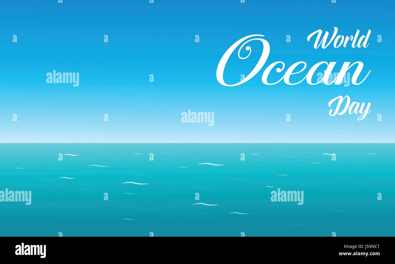 World ocean day background collection Stock Vector Image & Art - Alamy