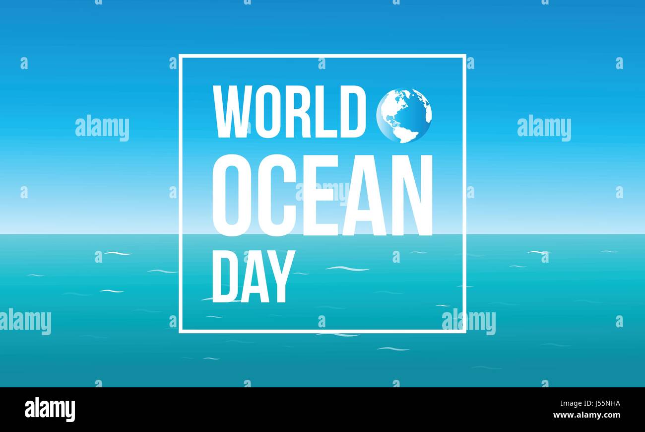 Background world ocean day Stock Vector Image & Art - Alamy
