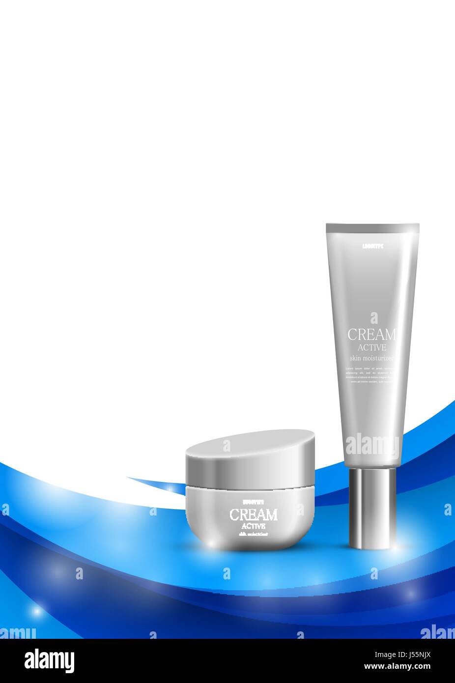 Skin moisturizer cosmetic design template Stock Vector Image & Art - Alamy