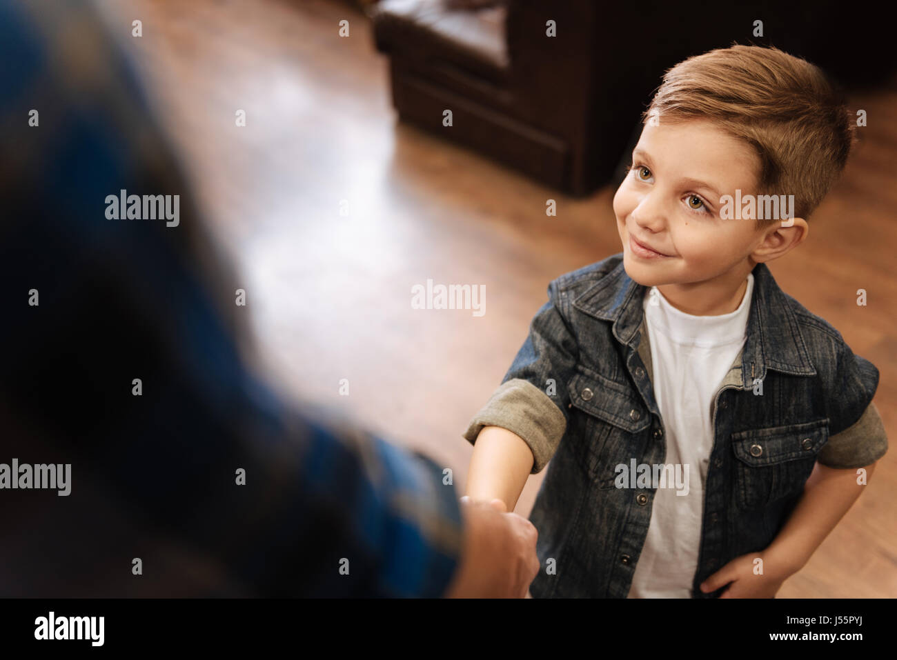 Cute happy boy smiling Stock Photo - Alamy