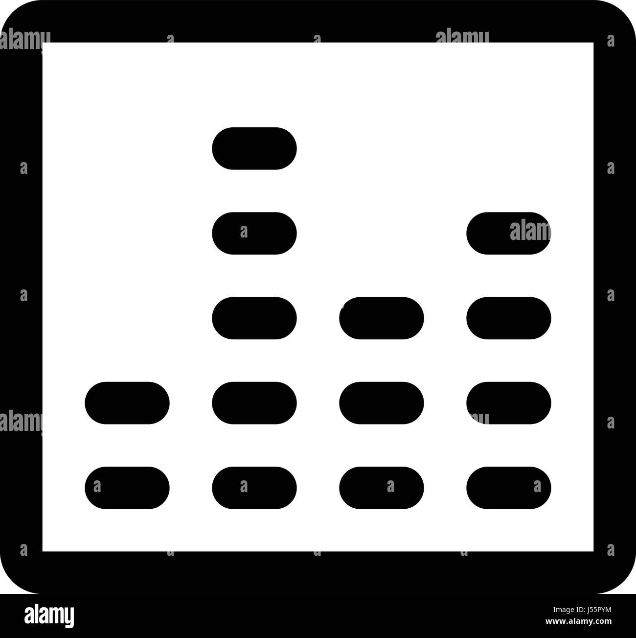 Graphics equalizer Black and White Stock Photos & Images - Alamy