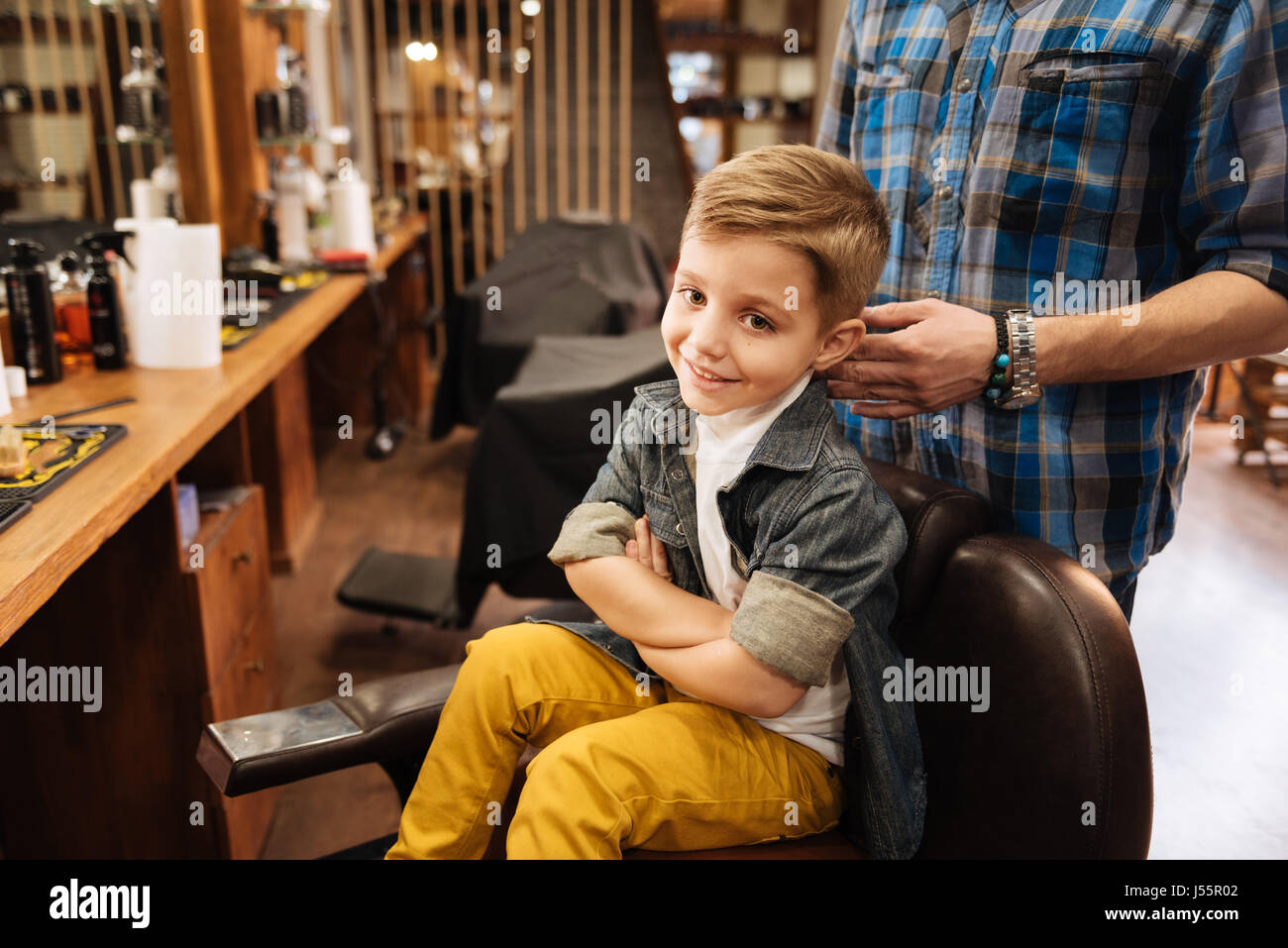 Child arms folding hi-res stock photography and images - Alamy