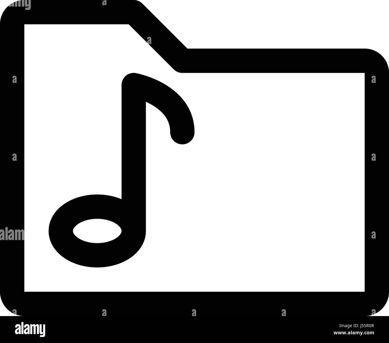 Audio folder Stock Vector Images - Alamy